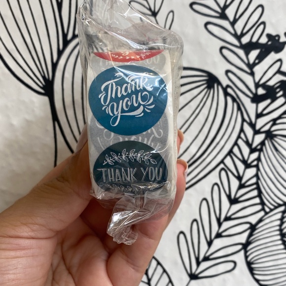 Office | 50pc Thank You Stickers Roll | Poshmark